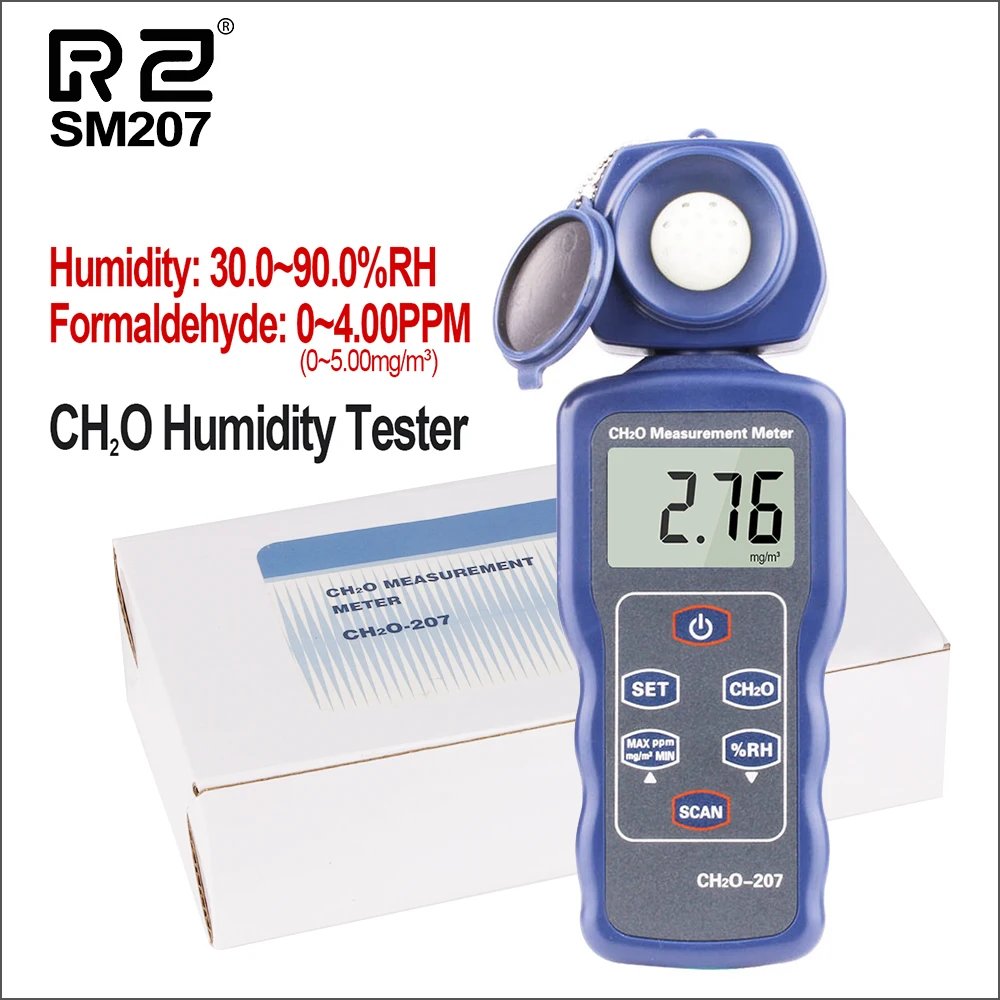 Rz Gas Detector Digital Formaldehyde Detector Hcho Tvoc Handheld Ch2o ...