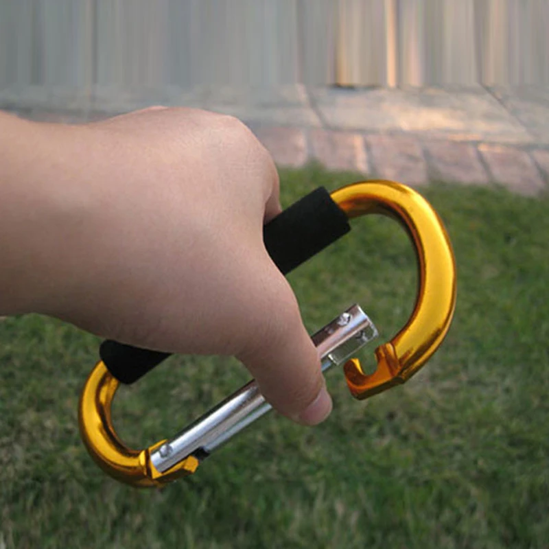 2PCS-Lot-Improved-Extra-Strong-Aluminum-Large-Carabiners-Hiking-Fishing ...