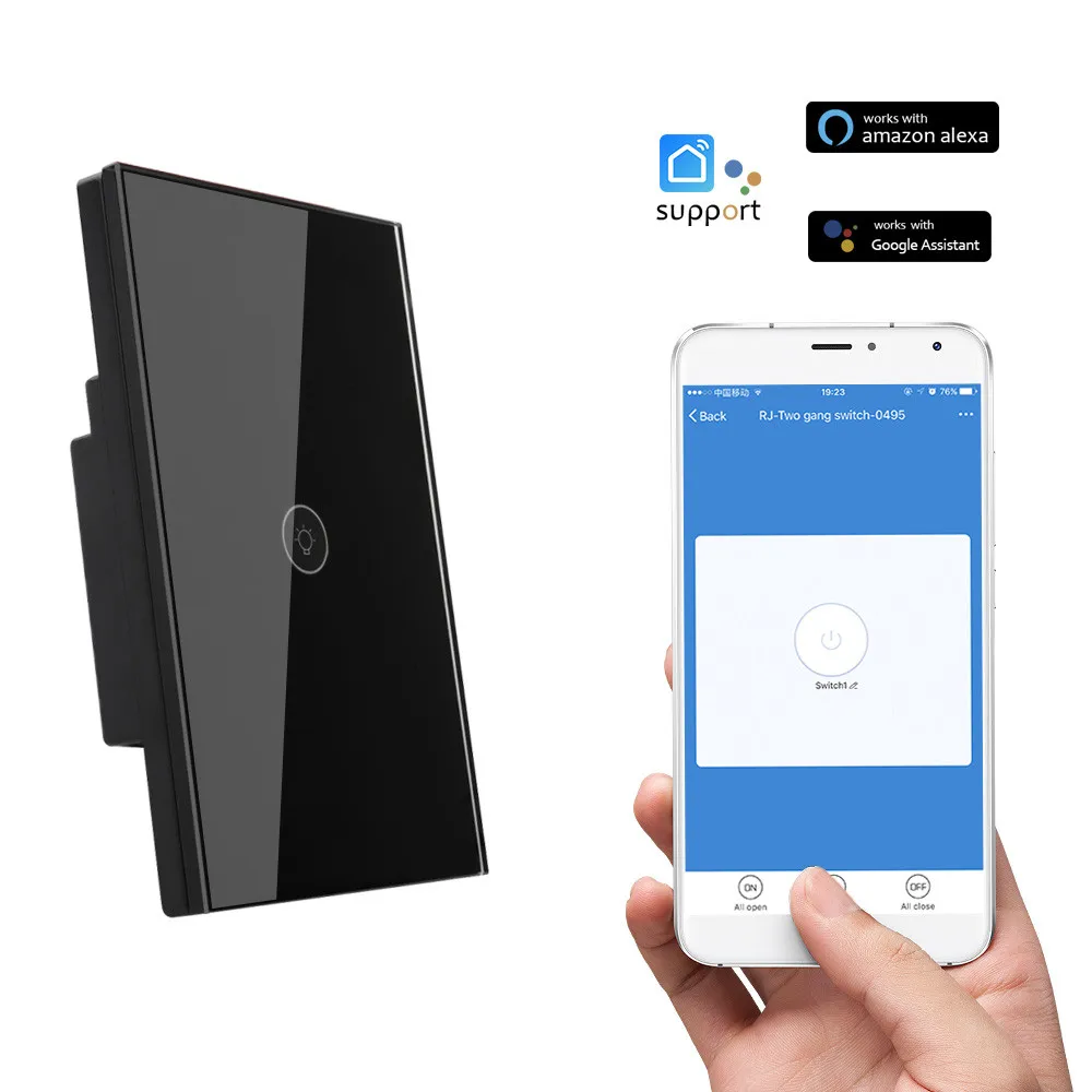 Hiperdeal Smart Home Automation Modules Smart Wifi Wall Switch Us