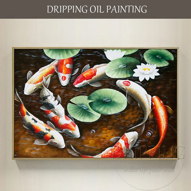 Chinese Koi Paintings
