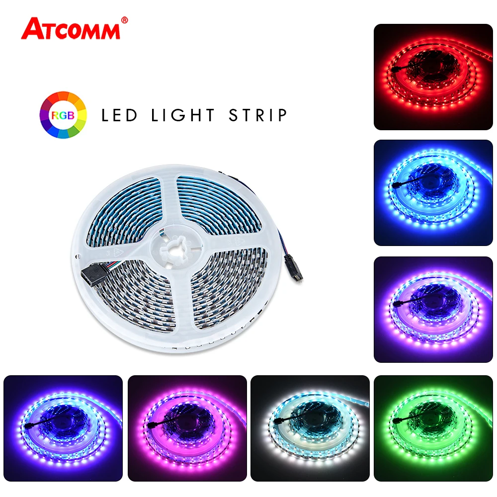 3535 RGB LED Strip Light DC 12V 300 600 LEDs/5m SMD 3535 Diode Ribbon ...