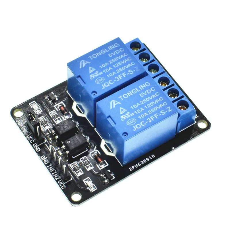 2 channel New 2 channel relay module relay expansion board 5V low level ...