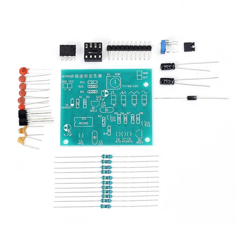 DIY Kits NE555 Multi-channel Waveform Generator Suite Sine Triangle ...