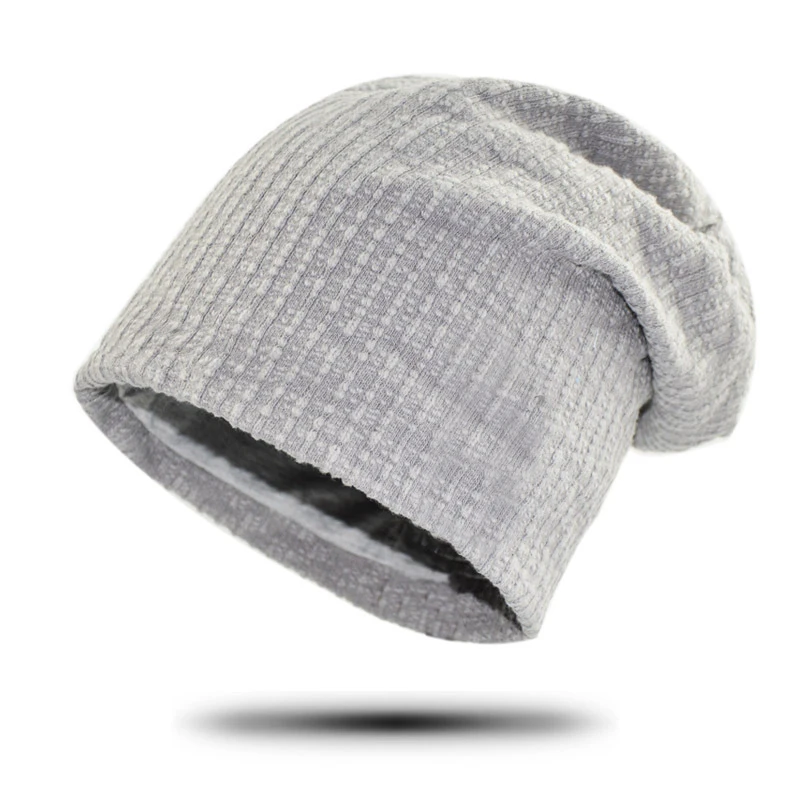 Fashion Men Women Adult Winter Thin Caps Cotton Warm Winter Hats with ...