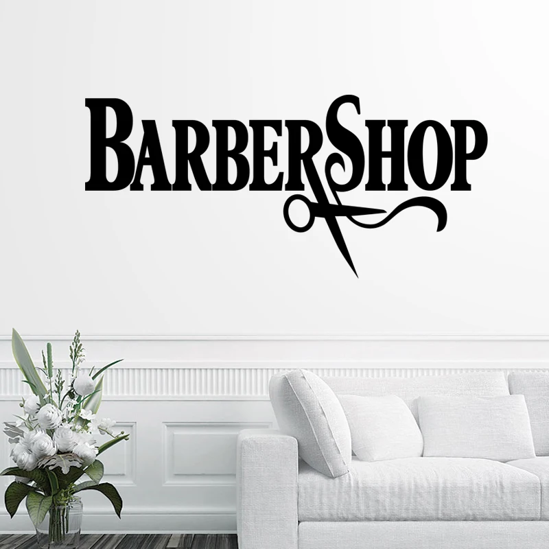 Man Barber Shop Sticker Name Chop Bread Decal Haircut King Crown ...