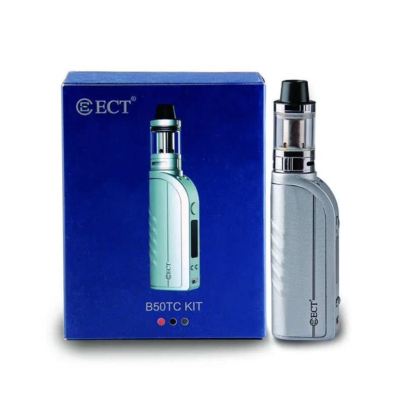 100% original ECT 50W TC BOX MODS VAPES VAPOR VAPORIZER ECT B50 50W TC ...