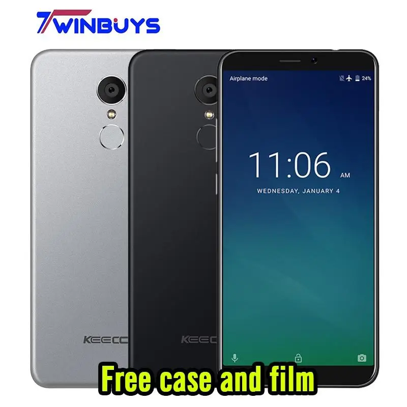 KEECOO P11 Smartphone Face Unlocked 4G LTE 5.7" Bezel less Screen 2GB ...