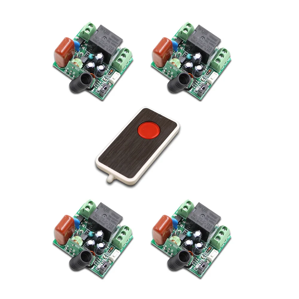 Household Quality Mini Smart Home Switch AC220V 1CH RF Wireless Remote ...