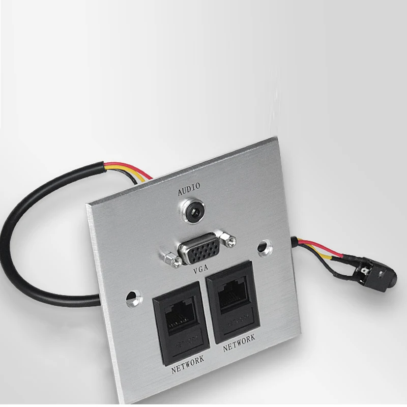 Free Shipping Multimedia Panel Socket Aluminum Panel Socket ...