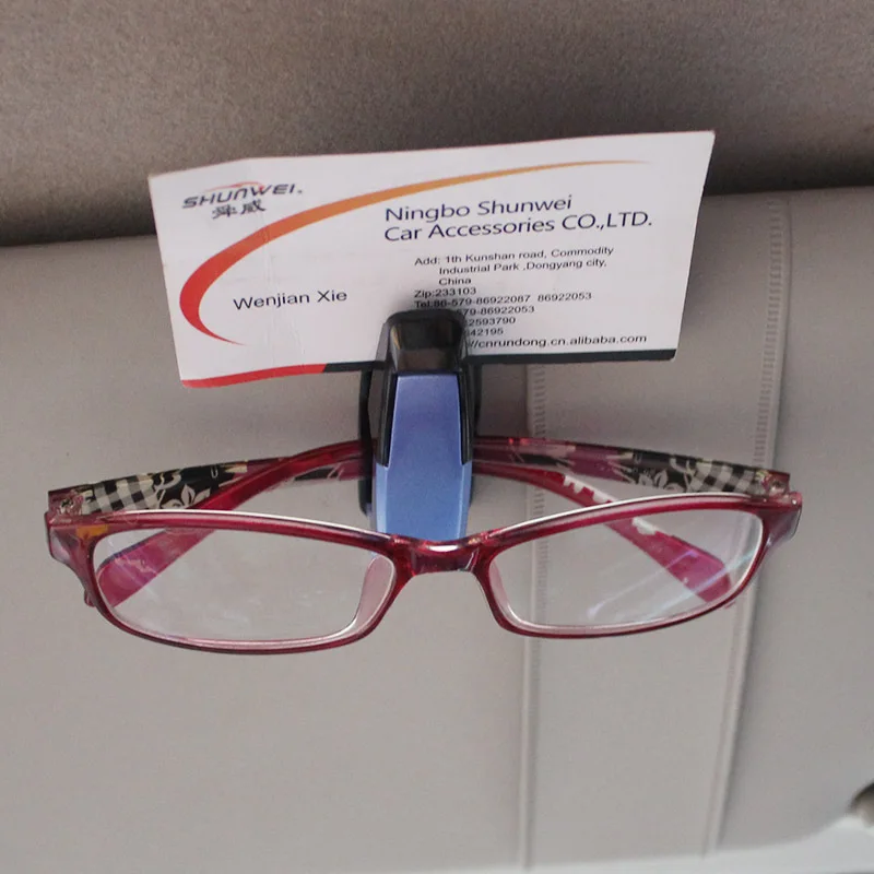 Car Glasses Holder Instrument Clip Multi Function Glasses Clip 4 Colors In Auto Fastener And Clip