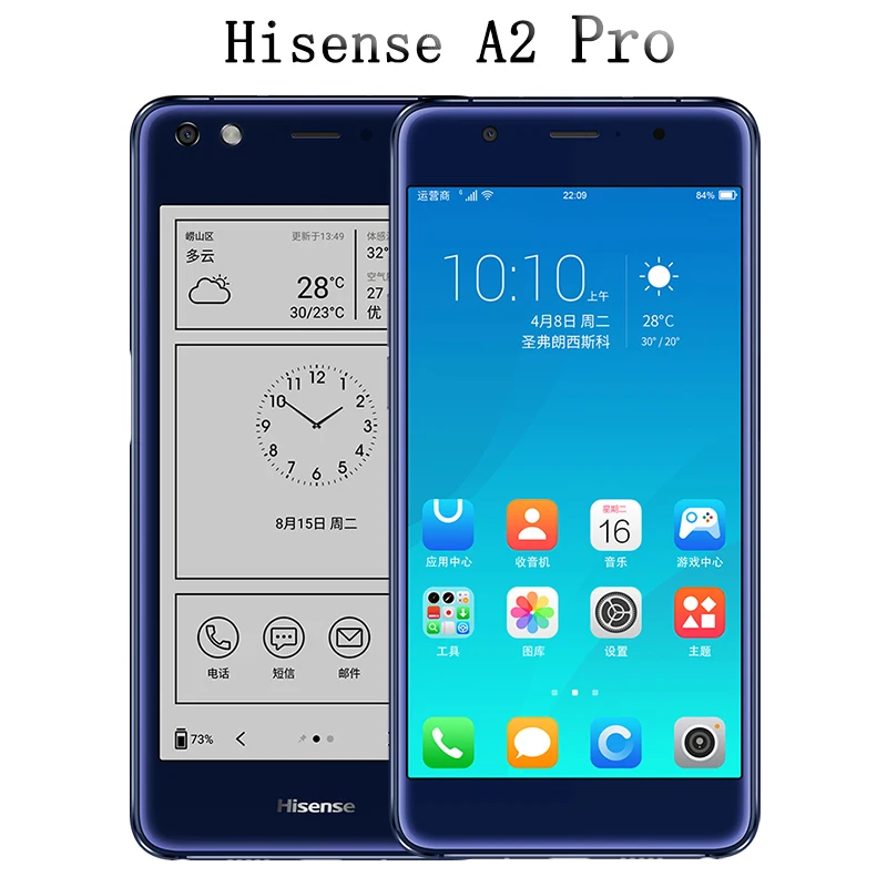 Hisense A2 Pro double screen mobile phone LTE FDD 5.5"Color 4G RAM 64G ...