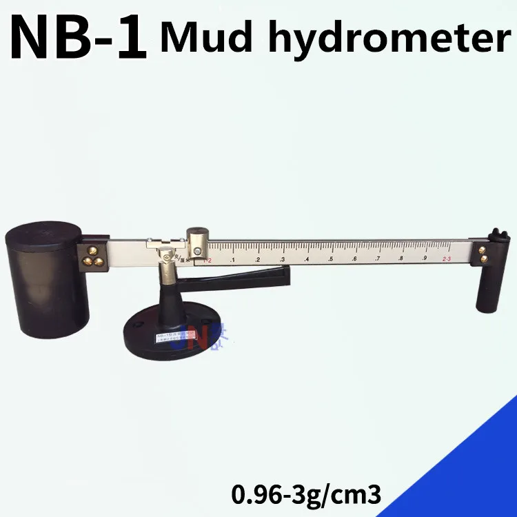 Mud Hydrometer Densitometer Density Meter Mud Scale Range: 0.96-3g/cm3 ...