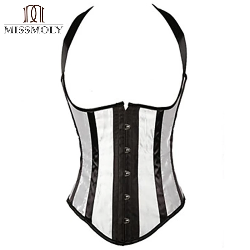 Miss Moly Women Waist Cincher Corsets And Bustier Top Halter Corset
