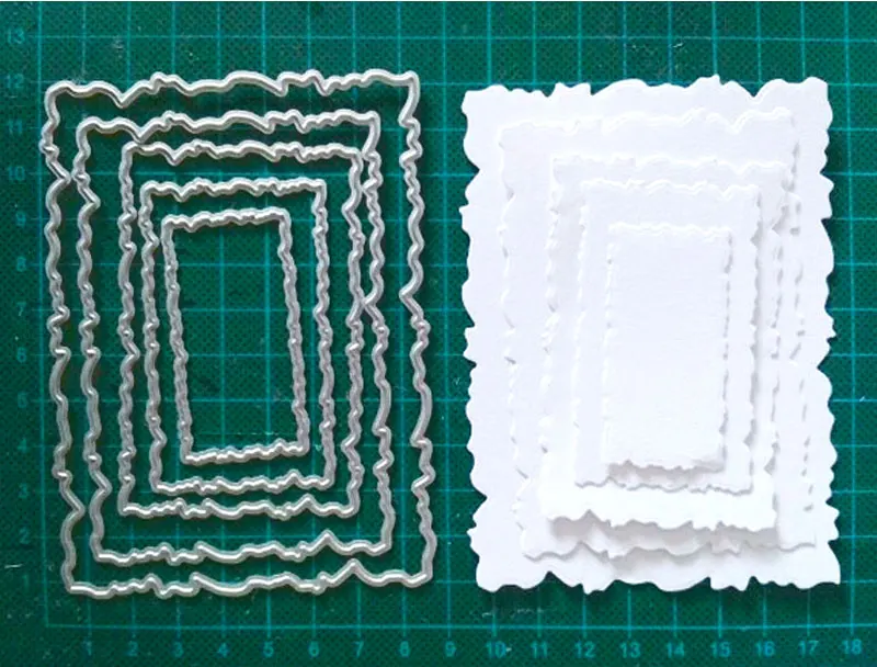 nesting classic Rectangle frame Metal Cutting Dies Scrapbooking Craft ...