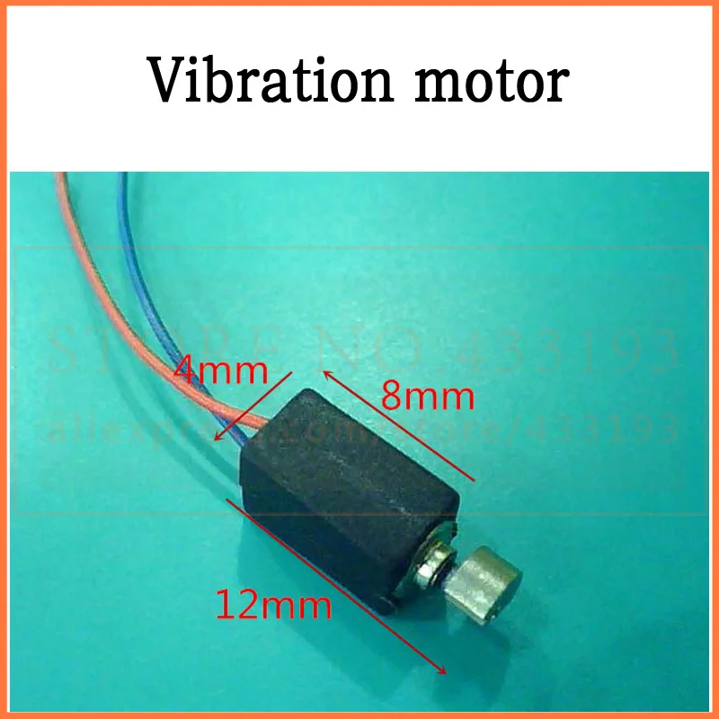 100pcs/Lot Spot sales 0408 Vibration motor 3V miniature DC motor free ...