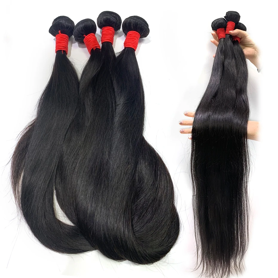Queenlife 30 inch 32 inch 38 inch Bundles Silky Straight Peruvian Hair ...