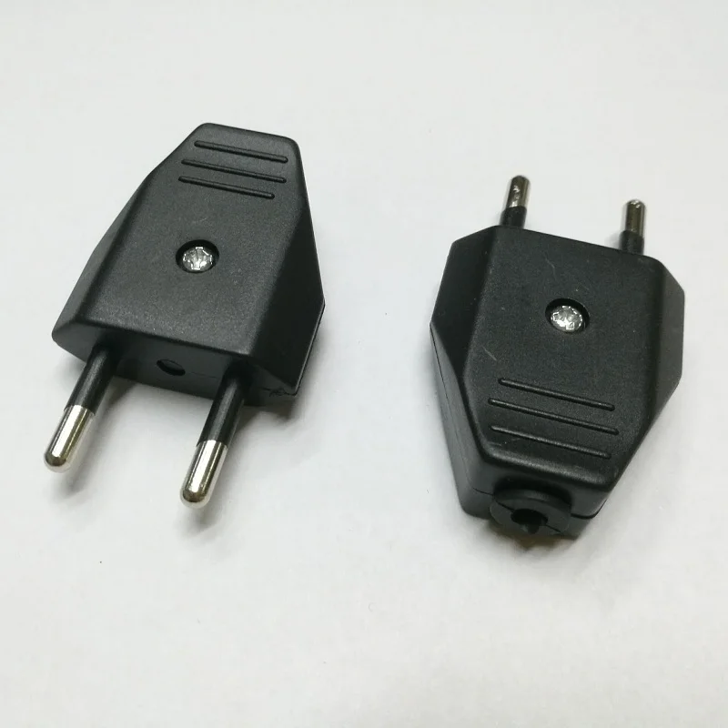 European-standard-two-round-2pin-power-plug-10A-wiring-assembly-EU-plug ...