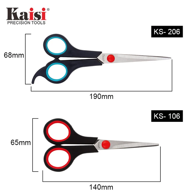 KAISI Multi-Purpose Stainless Steel Blades Micro Precision Scissor ...