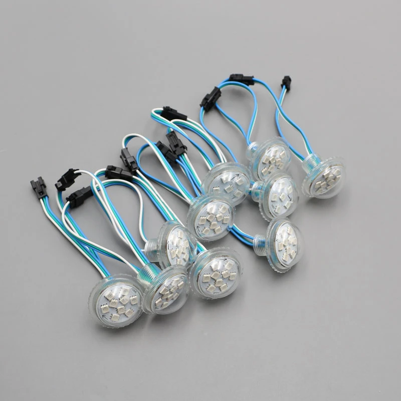 Addressable pixel led module DC12V UCS1903 waterproof 5050 SMD RGB LED ...