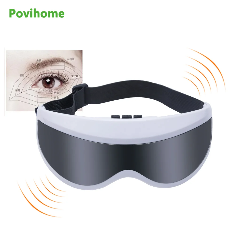 Povihome Electric Eyes Massager Eye Fatigue Alleviating Health Care ...