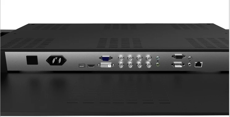 HOT Sale 2x2pcs 3.5mm Bezel CCTV panel lcd display suport BNC VGA HDMI ...