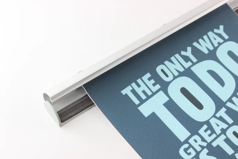 2020 60CM D Aluminium Clip Pole Poster Hanger Strip Supermarket ...