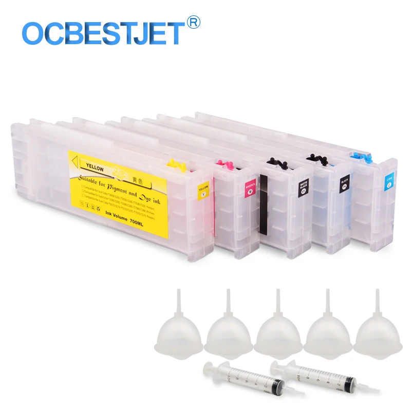 5Colors/Set T6941-T6945 T6941 Refillable Ink Cartridge For Epson ...