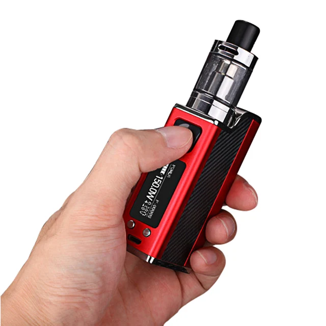 150w Electronic E Cigarette LCD Screen Display 2ml Tank Vaporizer ...