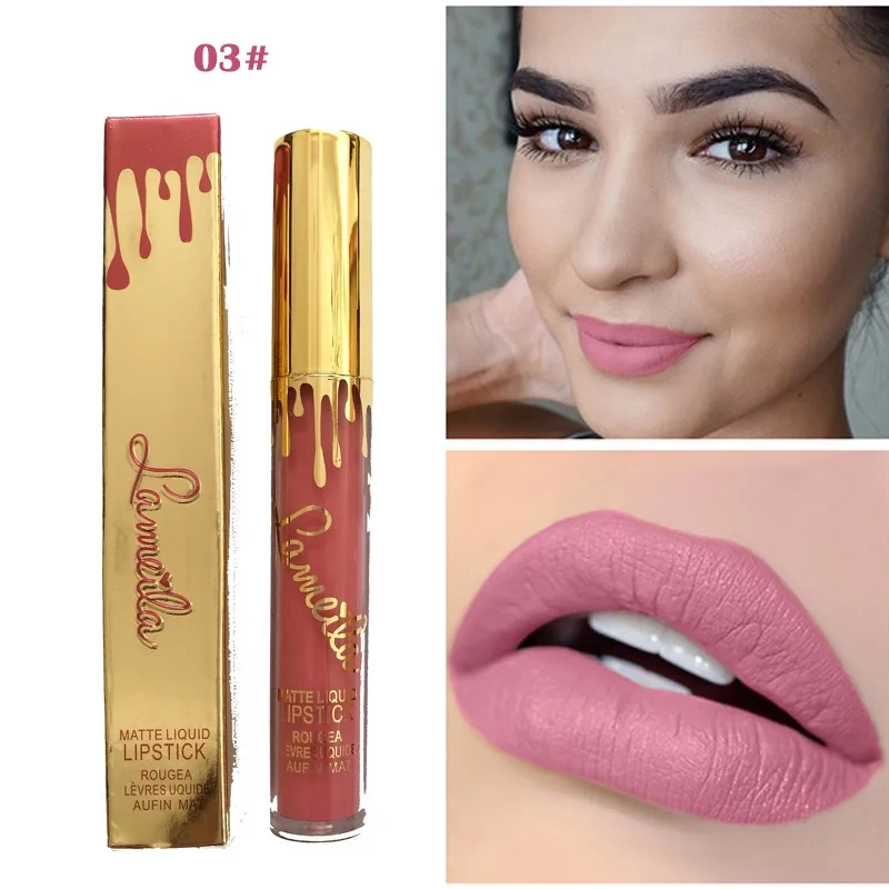 12 Colors Brand Liquid Matte Lipstick Waterproof Sexy Red Lip Color Lipgloss Moisturizer Velvet