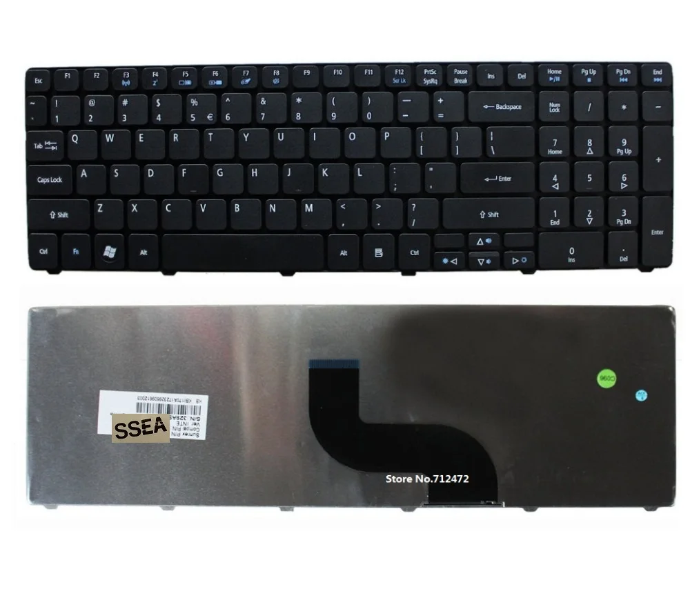 SSEA nuevo teclado de EE. UU. Para Acer, 5810T, 5810, 5800, 5750, 5745 ...
