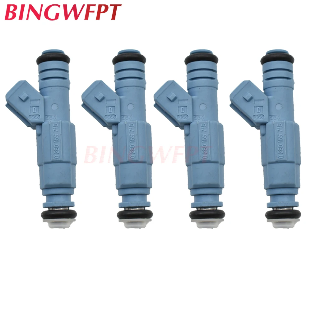 4pcs Fuel Injectors Nozzle Oem 0280155715 0 280 155 715 F5de-b5a ...