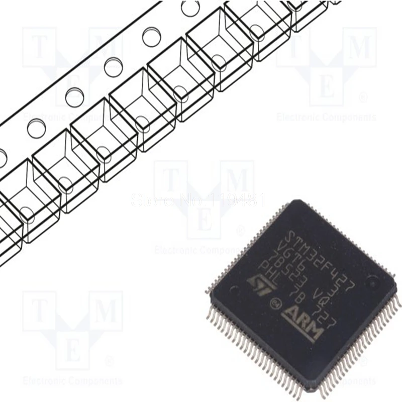 STM32F427VGT6 ARM Cortex M4 STM32F4 Microcontroller IC 32 Bit 180MHz ...