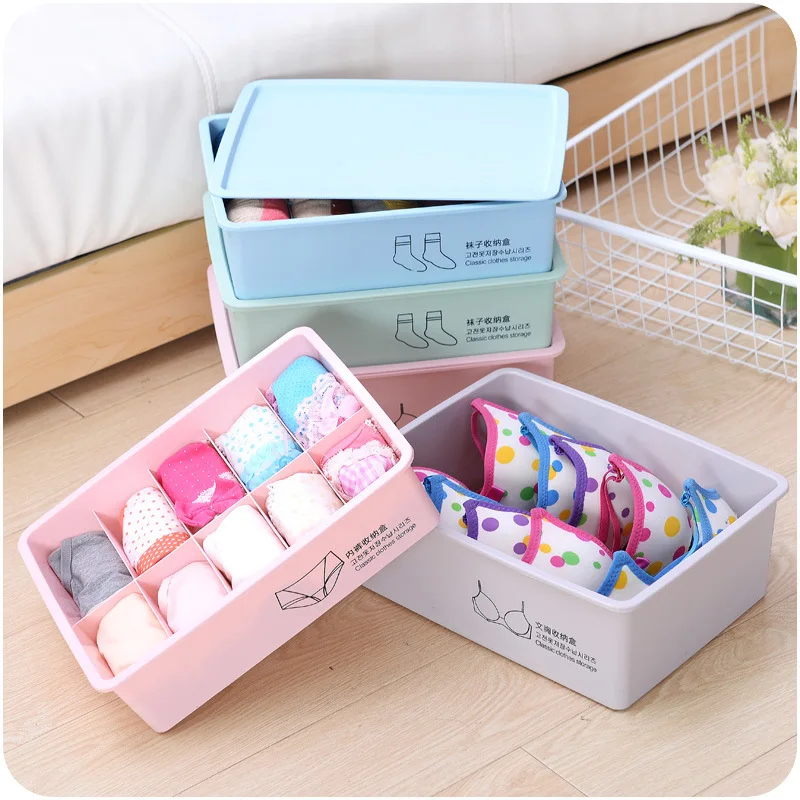 Creative bedroom multiple storage box or organiser use for underwere ...