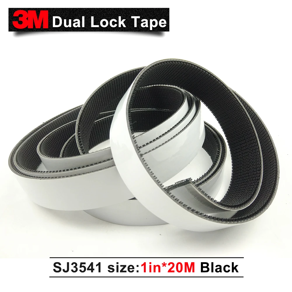 Free Shipping 3m Dual Lock Tape Black Adhesive Double Sided Tape ...