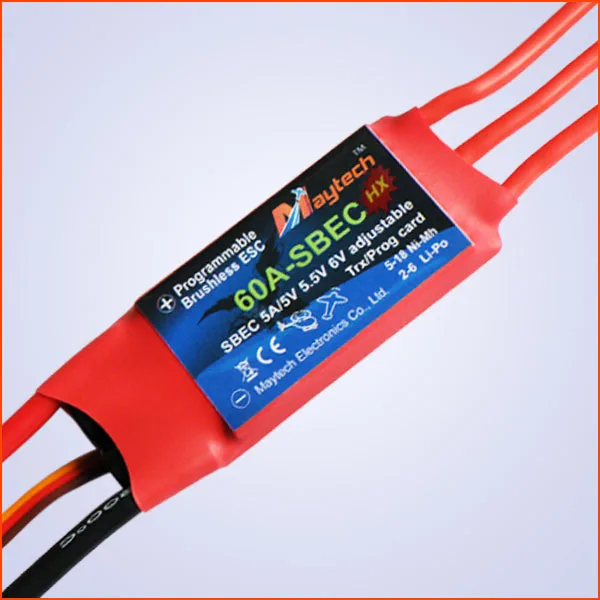 Maytech hobby aircraft speed control 65A brushless speed controller for ...