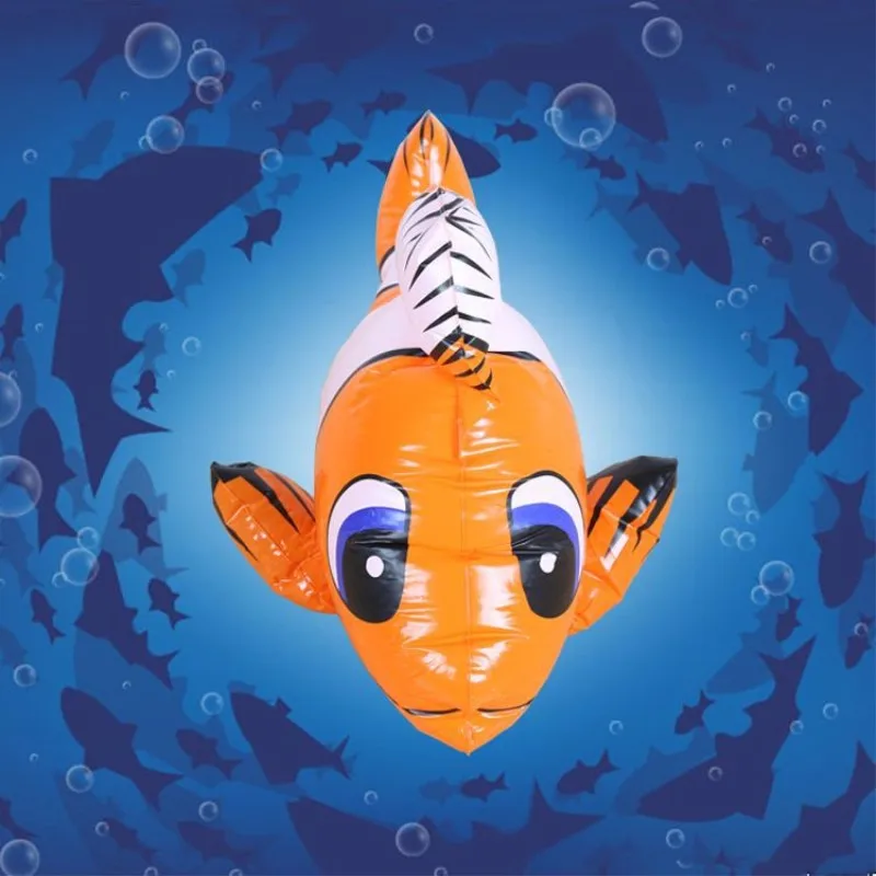 60cm Inflatable clown fish Swim Ring Pool Float Pool Swimming Ring ...
