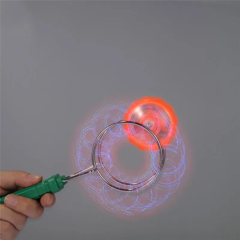 Kids Gyro Toys Luminous Torque Gyro Spinner Fidget Toy Gyroscope Brass ...