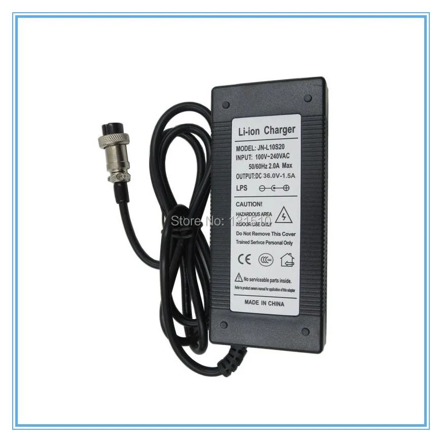 36 вольт 1.5A зарядное устройство для электрического скутера 36 В 10ah ...