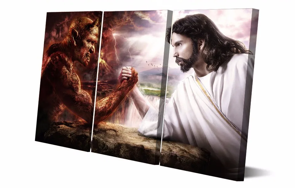 God Vs Satan Arm Wrestle