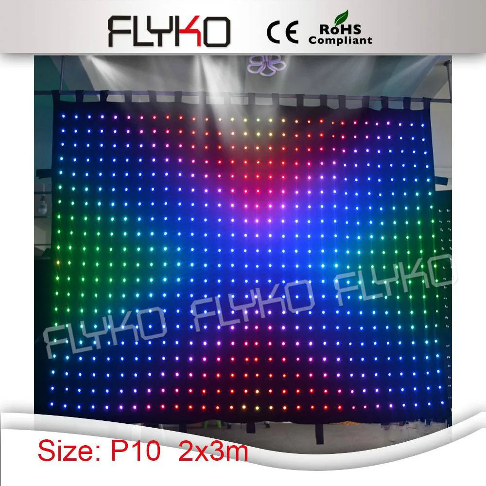 Free shipping rgb led factory price led curtain display|led curtain rgb ...