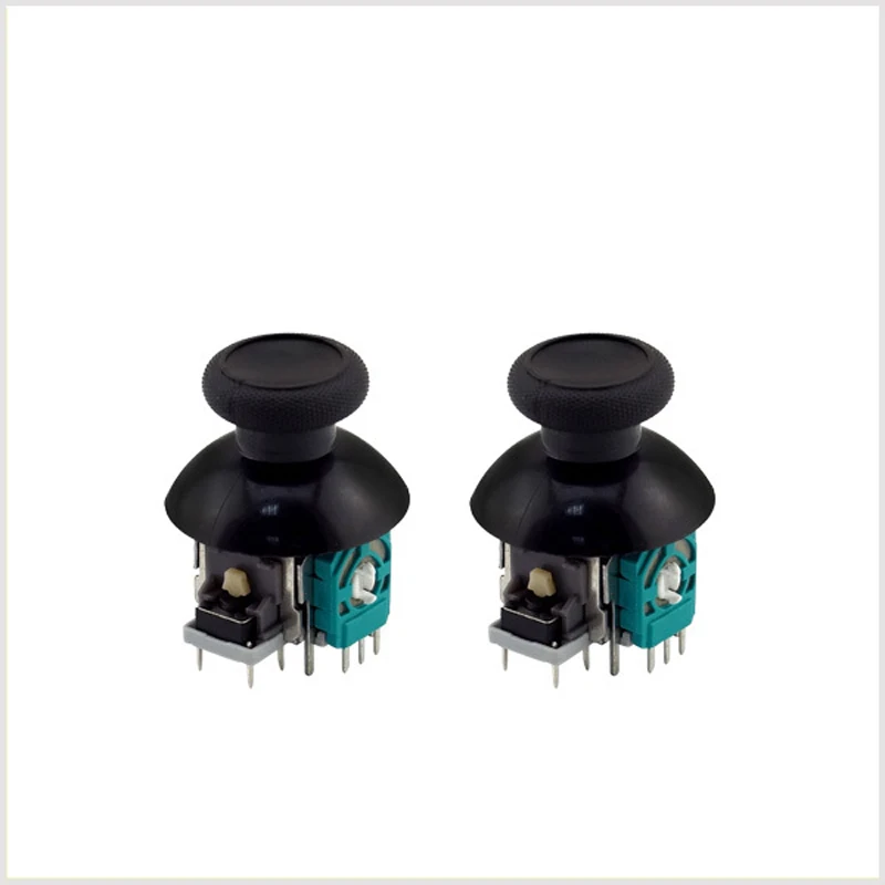 2 pcs 3D Analog Joystick Stick Sensor Module Potentiometers + 2 x Black ...
