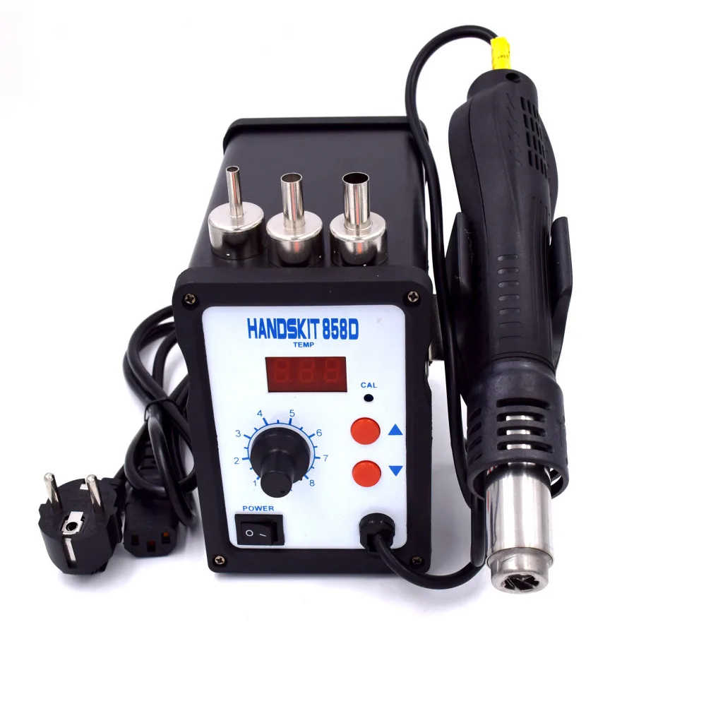 Soldering Heat Gun 858D Hot Air Gun Digital Solder Soldering Stations ...