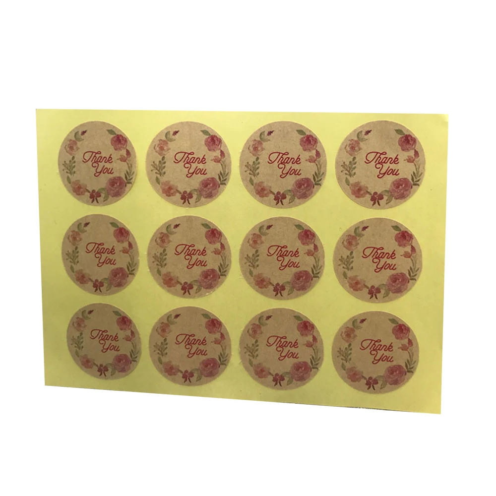 12pcs-set-Cake-Stickers-Thank-You-Handmade-Cake-Packaging-Sealing-Label ...