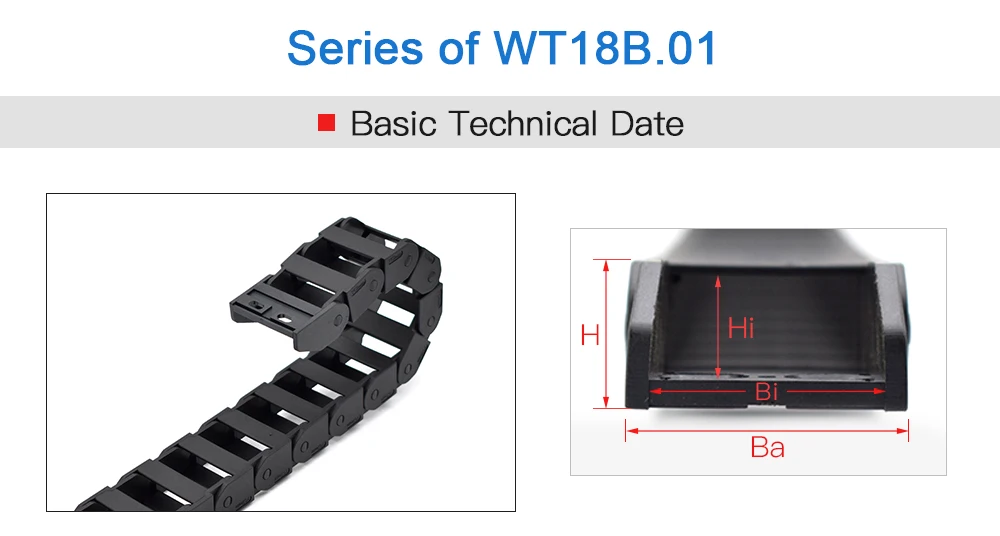 1Meter Cable Chain 18x25 18x37 15x30 15x20mm Bridge Type Non-Opening ...