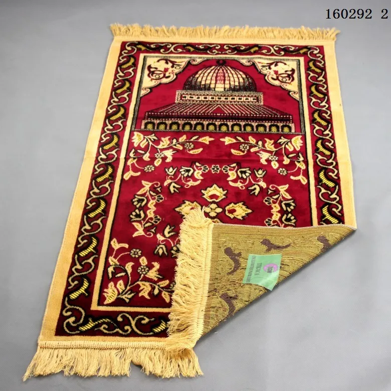 New Islamic Muslim Prayer Mat Blanket Salat Musallah Prayer Rug Tapis ...
