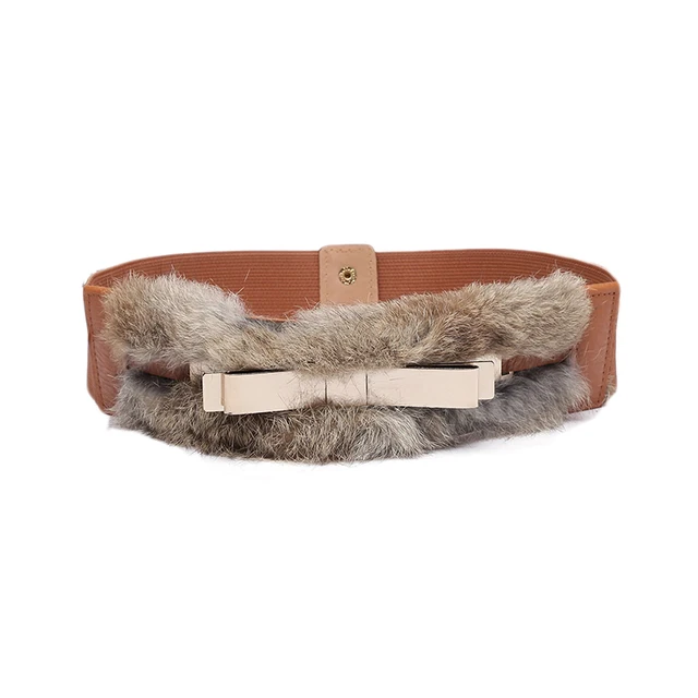 Aliexpress.com : Buy New Women's Luxury Real Rabbit fur Belt Winter All ...