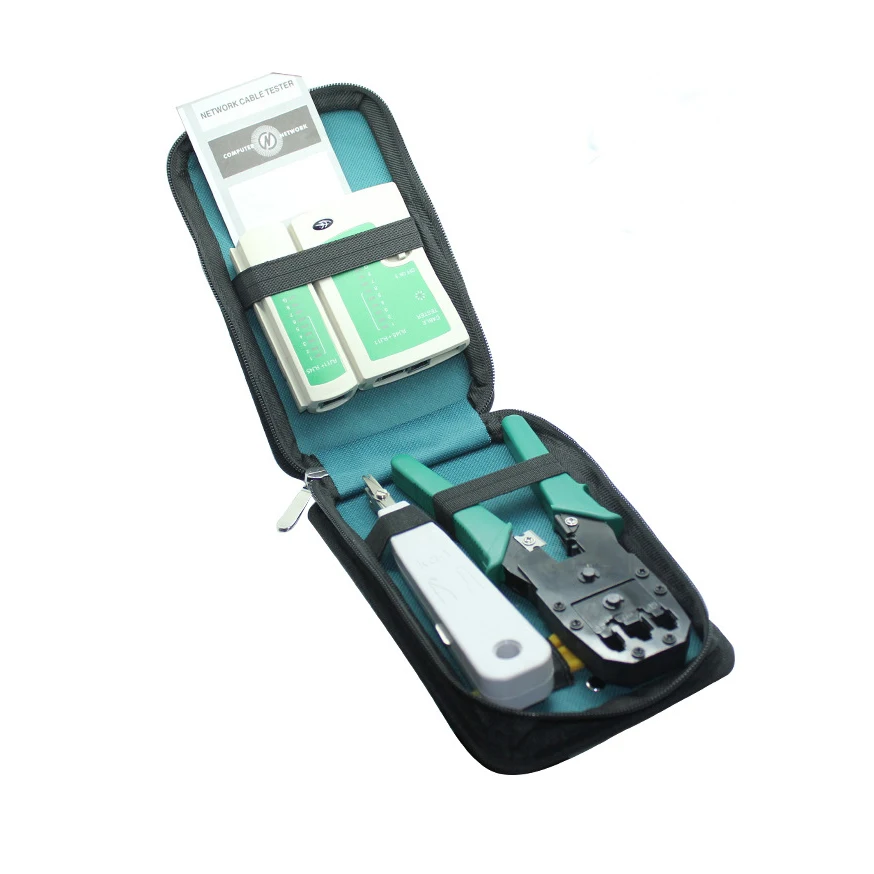 Network Ethernet Cable Tester RJ45 Kit RJ45 Crimper Crimping Tool Punch ...