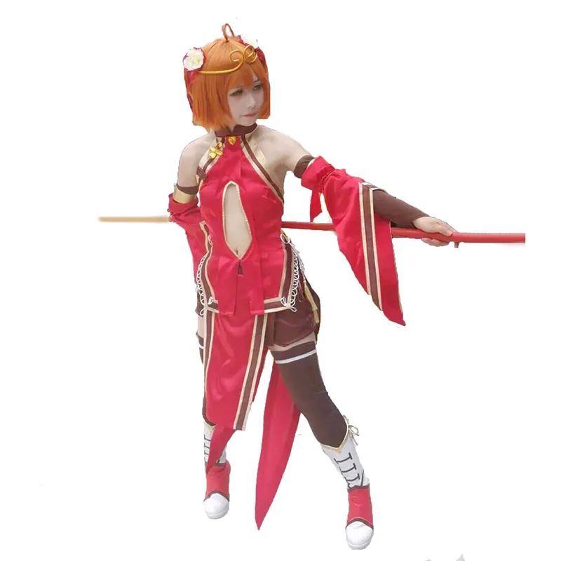 Games Fate Grand Order Sun Wukong Gudao Gudako Orange Dress Conceptual ...