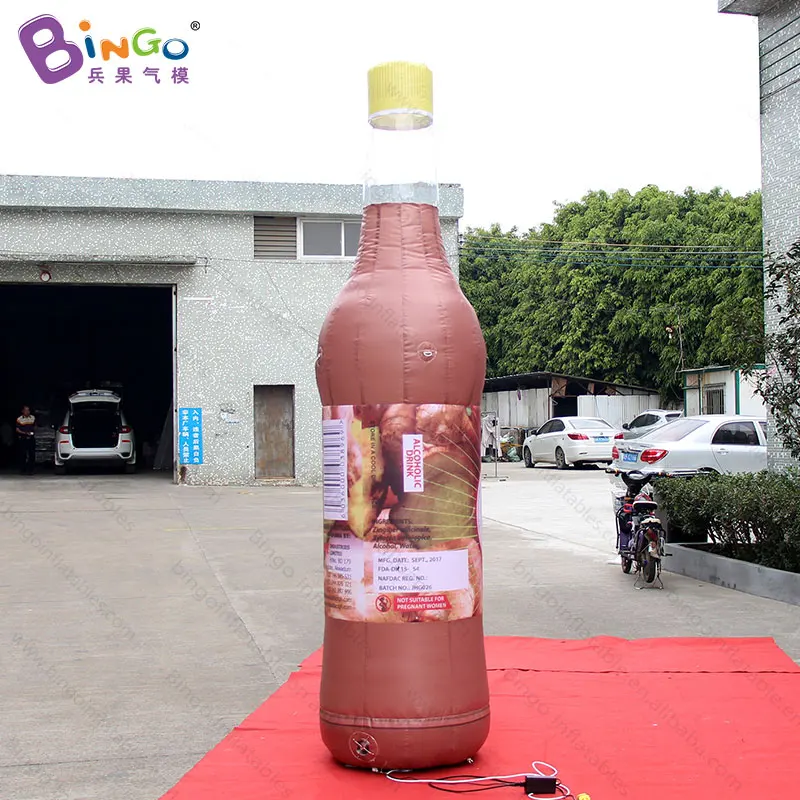 Promotional 3 meters tall big inflatable bottle / inflatable custom ...
