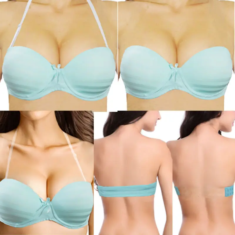 New Smooth Multiway Strapless Convertible Clear Back Strap Contour